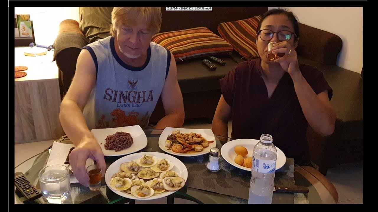 Rob's Thai Experience - Thai Scallops and Kapow Goong (shrimp) Dinner ...