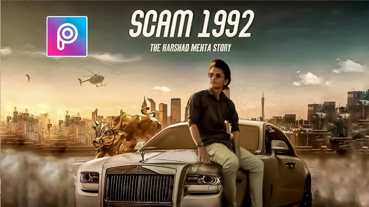 Scam 1992 Photo Editing Tutorial | Scam 1992 Poster Editing | #Scam1992 ...