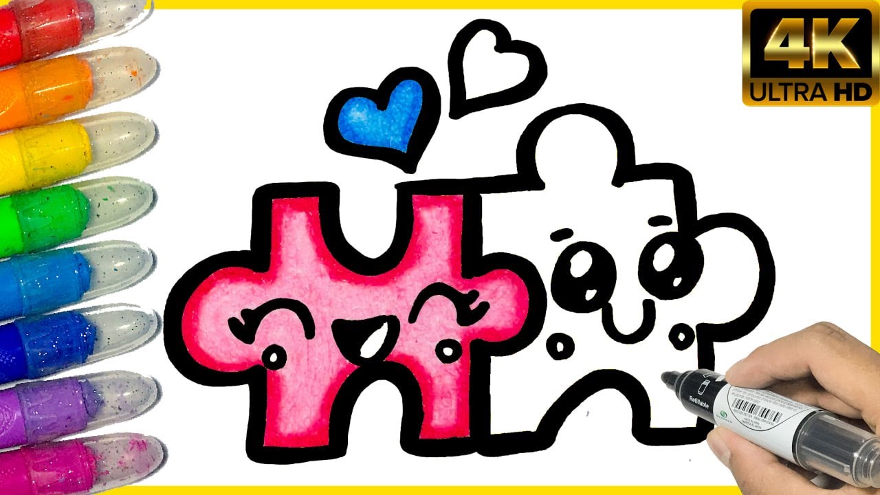 HOW TO DRAW A PUZZLE || ANY DRAW - YouTube