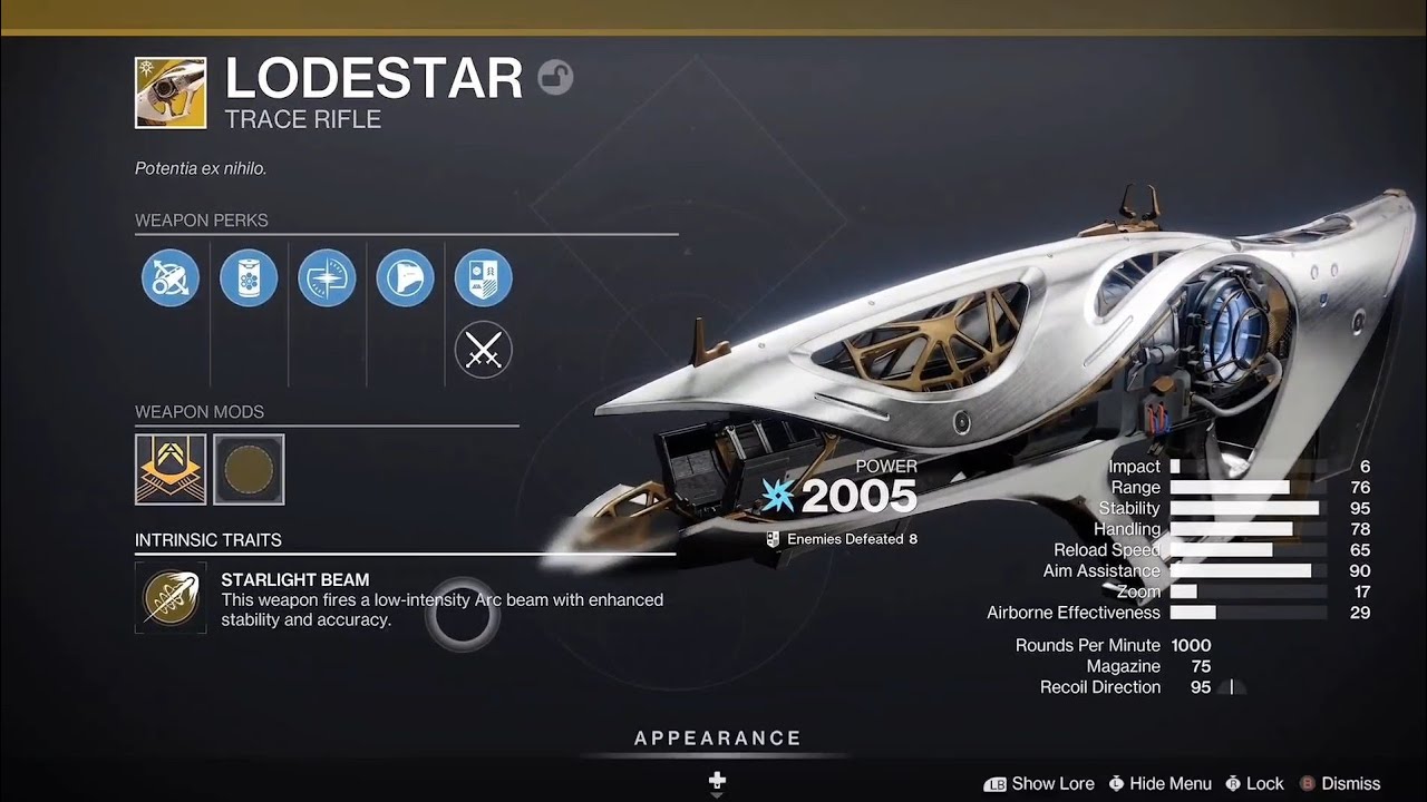 Lodestar Gameplay Year1blink Destiny 2 Heresy - YouTube