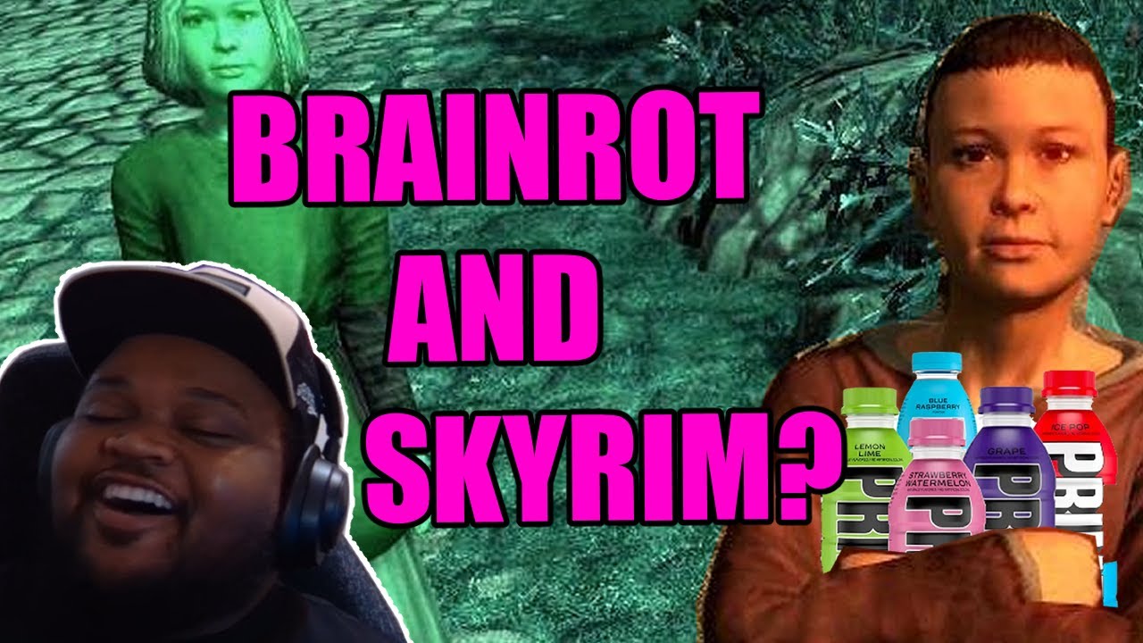 Skyrim Intro But It's Brainrot Gen Alpha Slang Reaction - YouTube