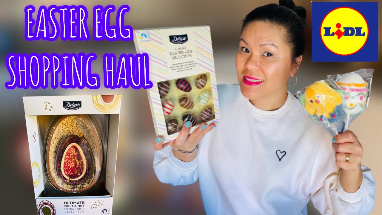 MY LIDL DELUXE EASTER EGG HAUL! mini shopping haul vlog - YouTube