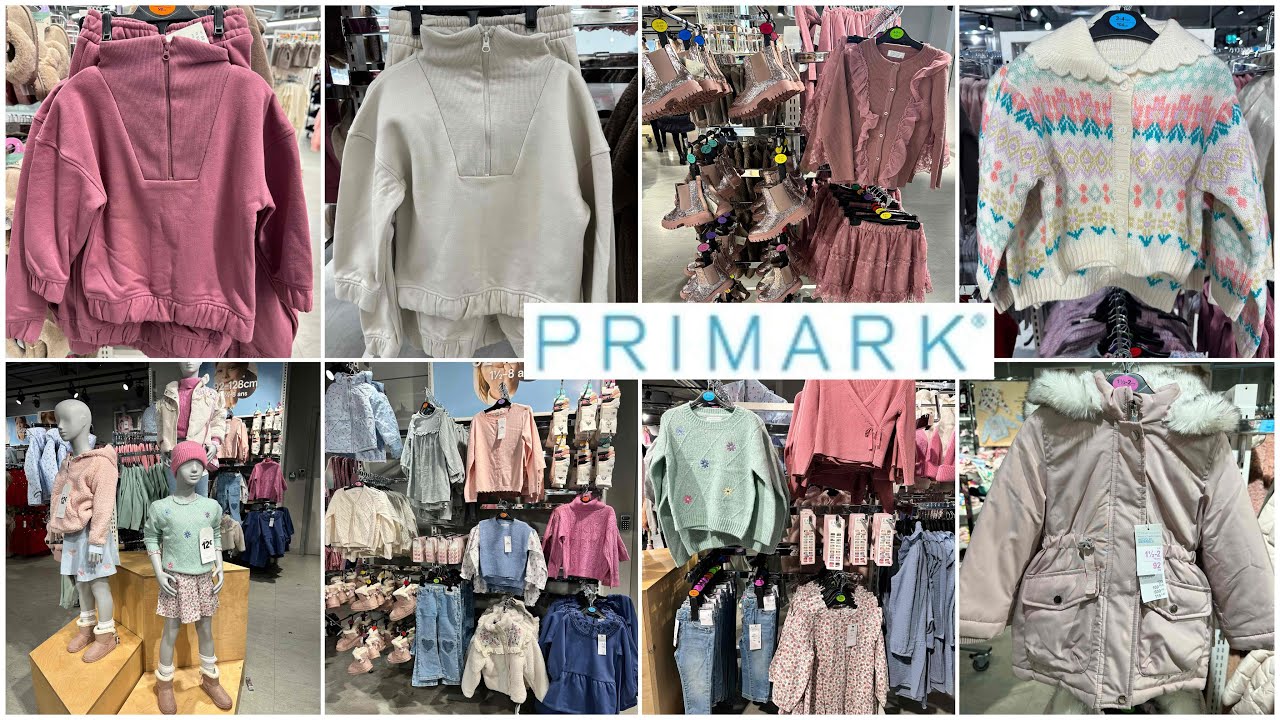 Primark kids girls clothes new collection / October 2024 - YouTube