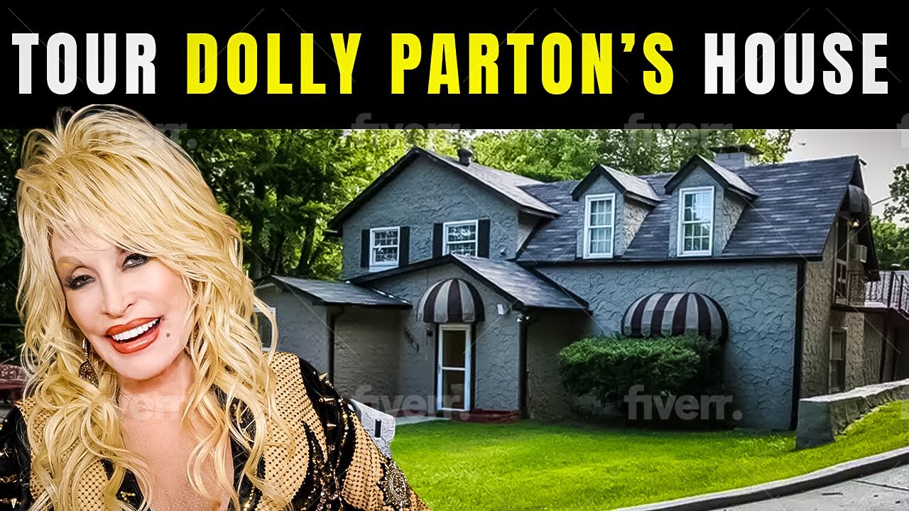 Dolly Parton's Childhood Home VS Her New Mansion - YouTube