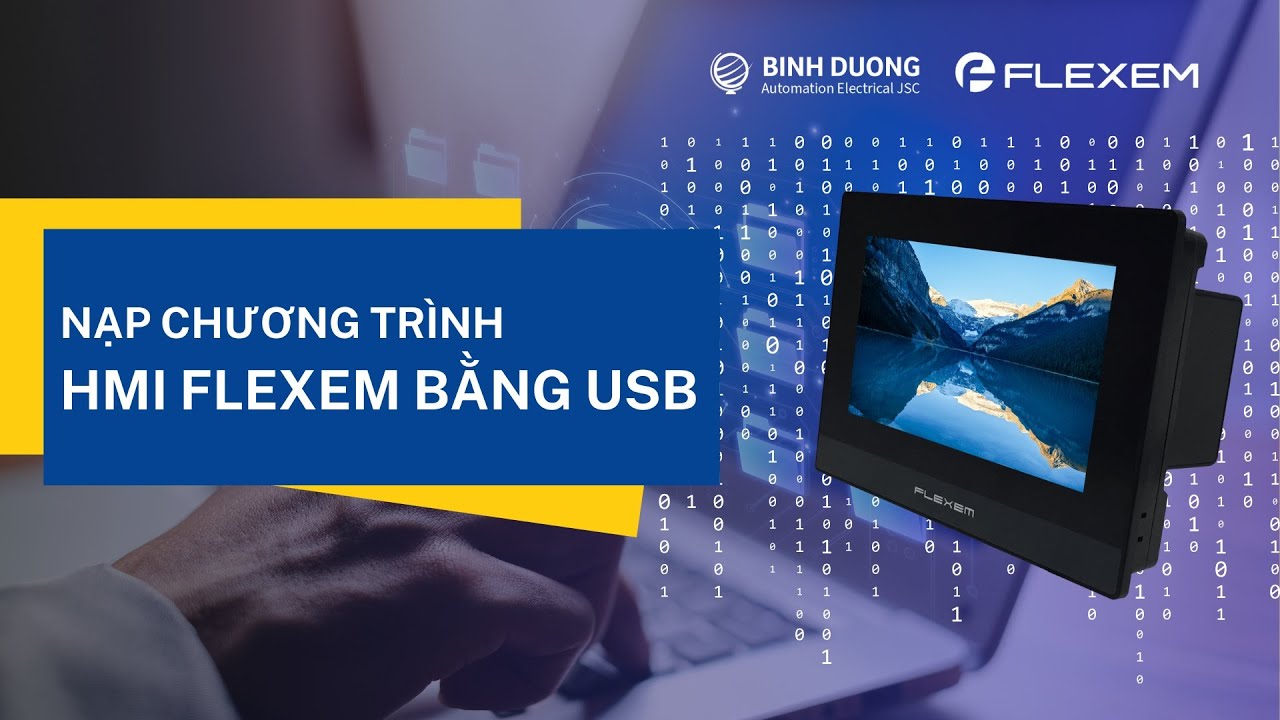 Bài 2: Hướng dẫn nạp chương trình HMI Flexem bằng USB - YouTube