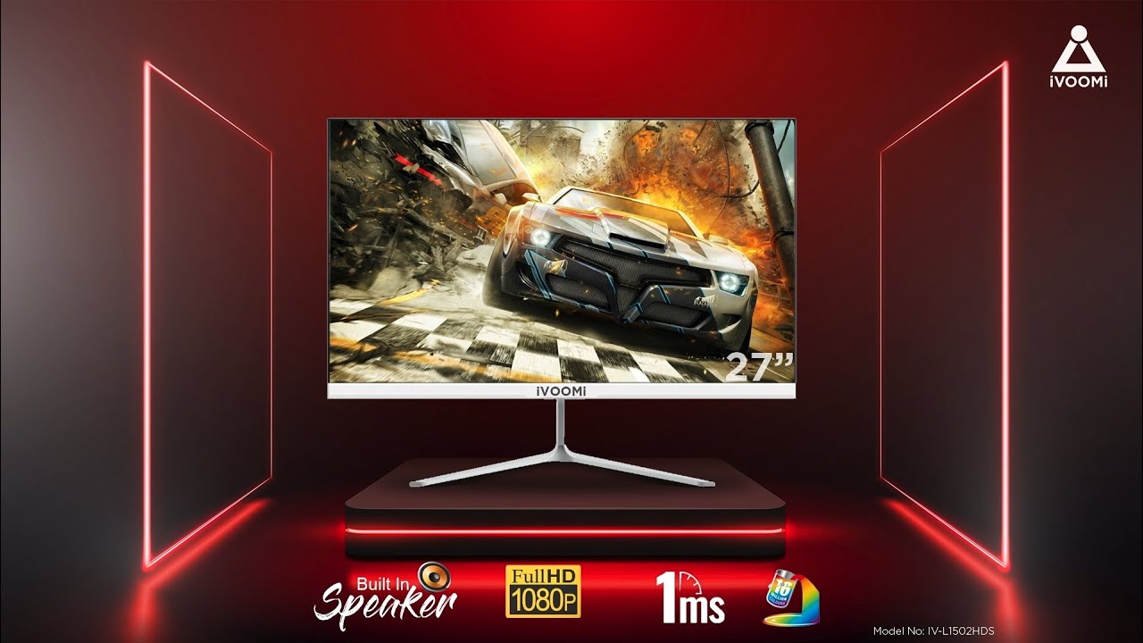 Ivoomi 27" Flat Monitor Unboxing - YouTube