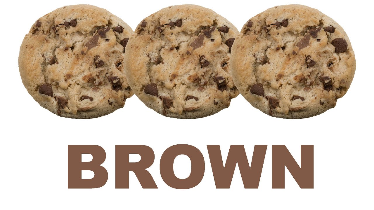 Learn the colors, BROWN, color song - YouTube