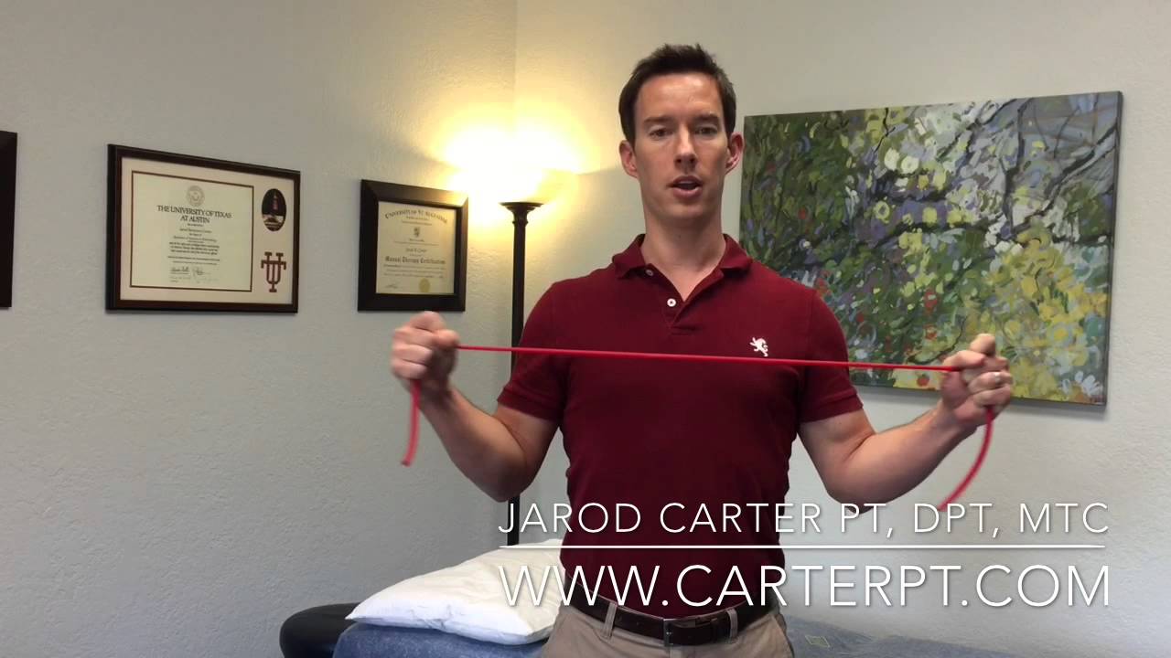 W Exercise - postural, scapular, and shoulder strengthening - YouTube