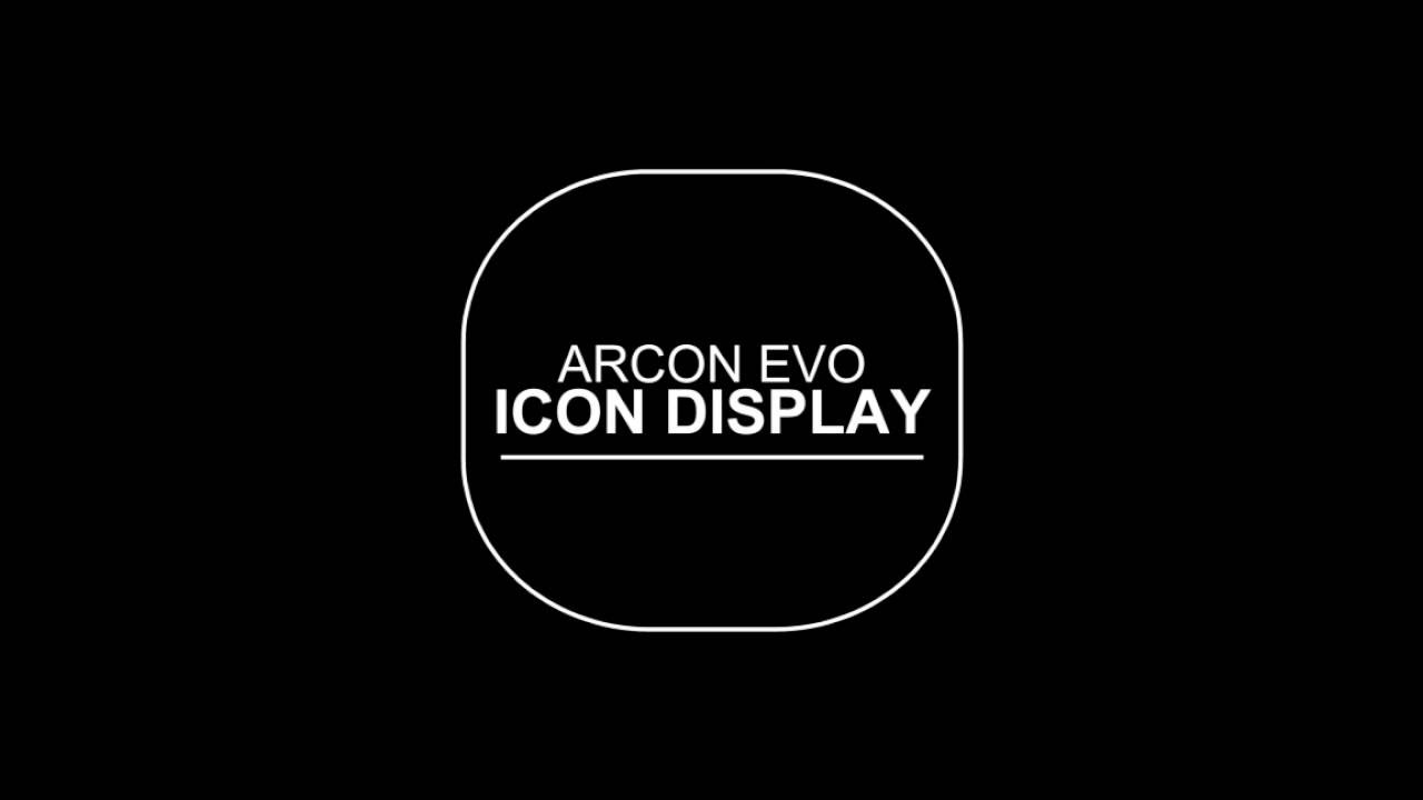 Arcon Evo Users Watch This First - Display Icons - YouTube