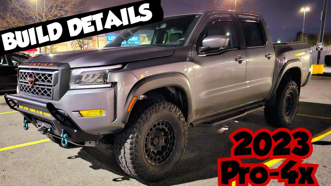 ALL THE MODS ON MY 2023 NISSAN FRONTIER PRO-4X SO FAR!! - YouTube