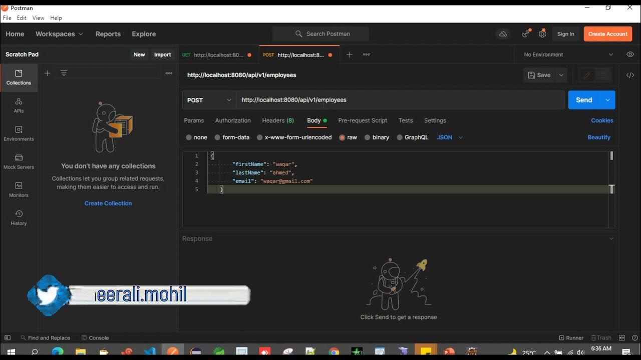 #7 create save a employee rest api using spring boot in eclipse with ...