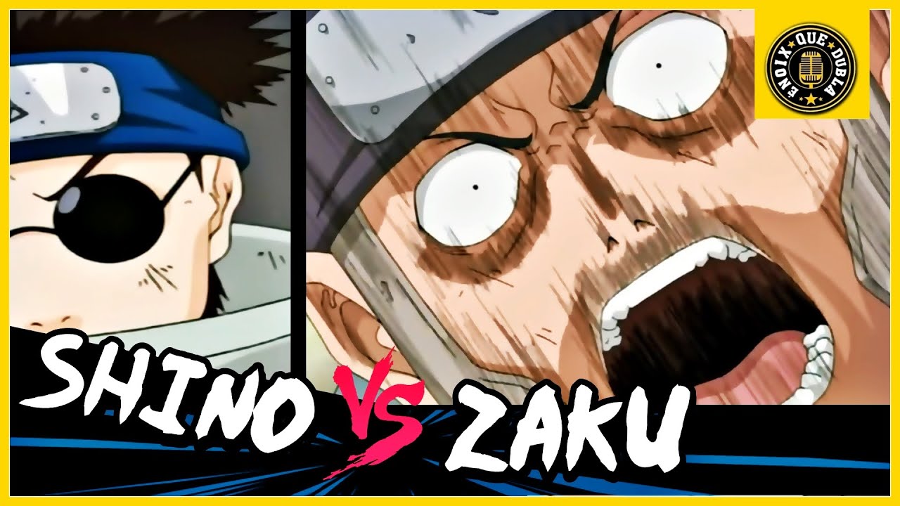 SHINO Vs ZAKU | | DUBLADO(FANDUB) | #2 LUTA | Prova Chunin - YouTube