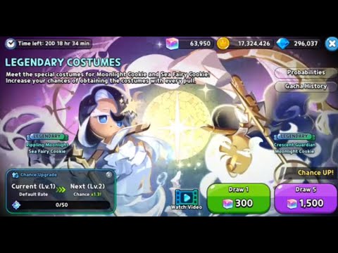 [Cookie Run Kingdom] Pulling on Legendary Costumes until I get them ...