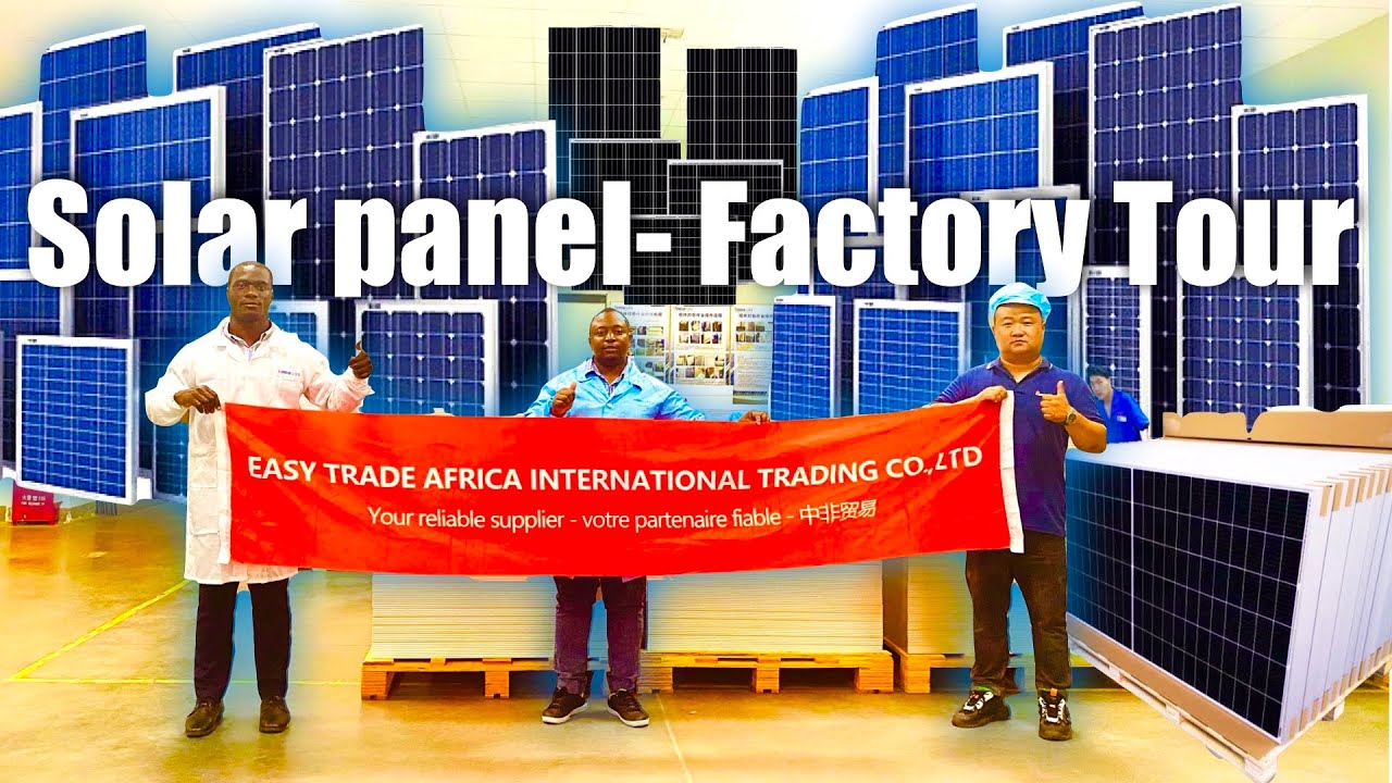 How solar panel are made ? solar panel factory tour in China - YouTube