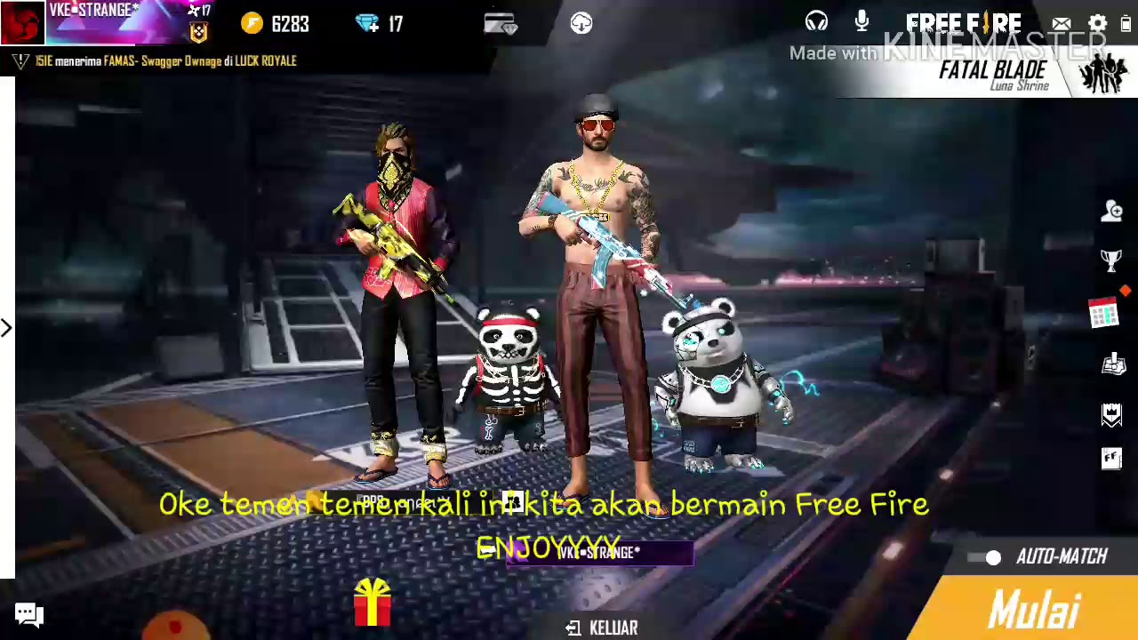 Mode Barbar Fatal Blade|FREE FIRE BATTLEGROUNDS - YouTube