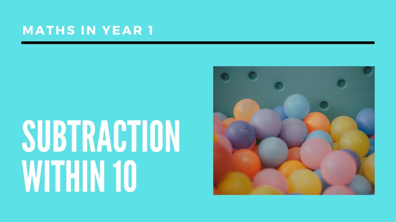 Subtraction within 10 (Y1 Maths) - YouTube