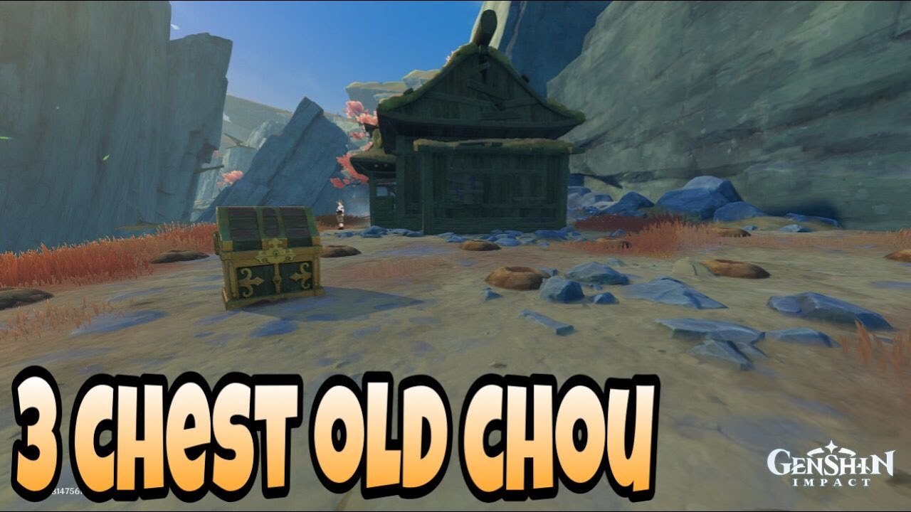 3 Chest Old Chou | Game Gali Menggali | Hidden Achievement | Genshin ...