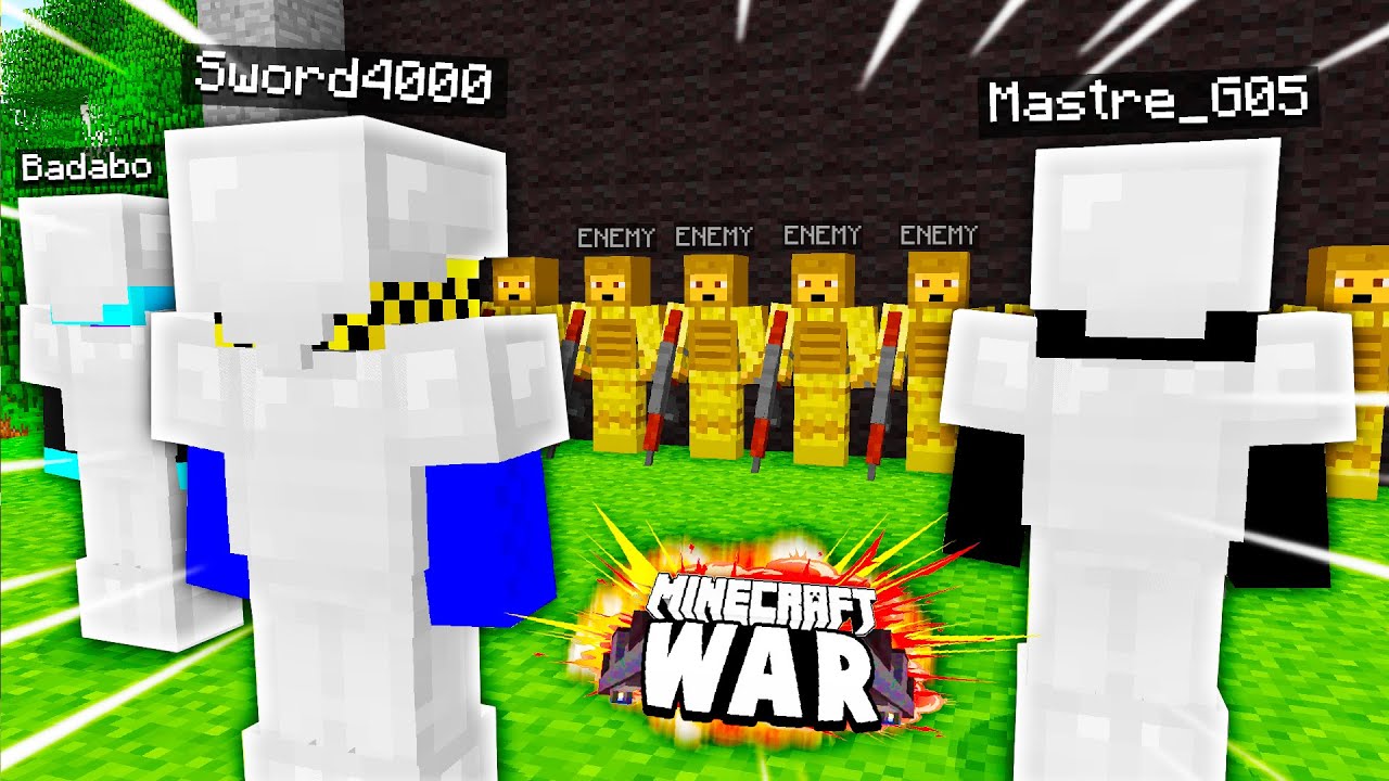 these Minecraft Bandits made an ARMY of ENEMIES to FIGHT AGAINST US ...