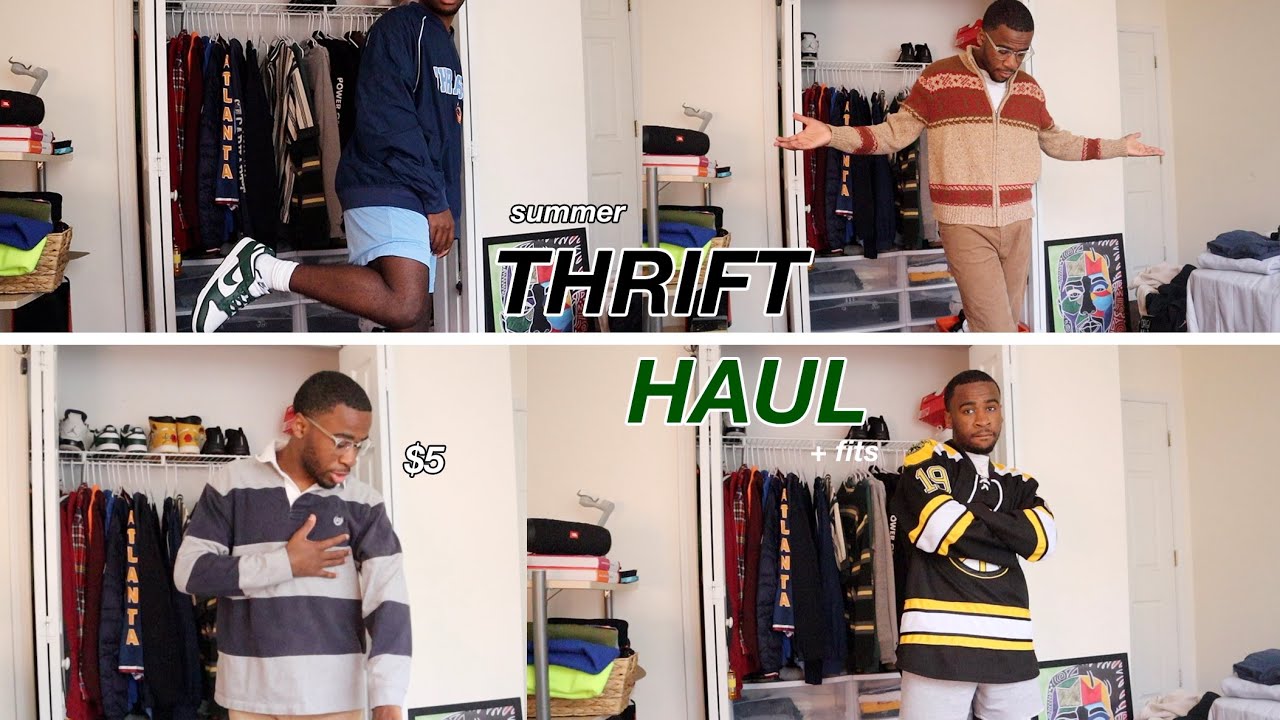THRIFTING HAUL 2021 + SUMMER FITS - YouTube