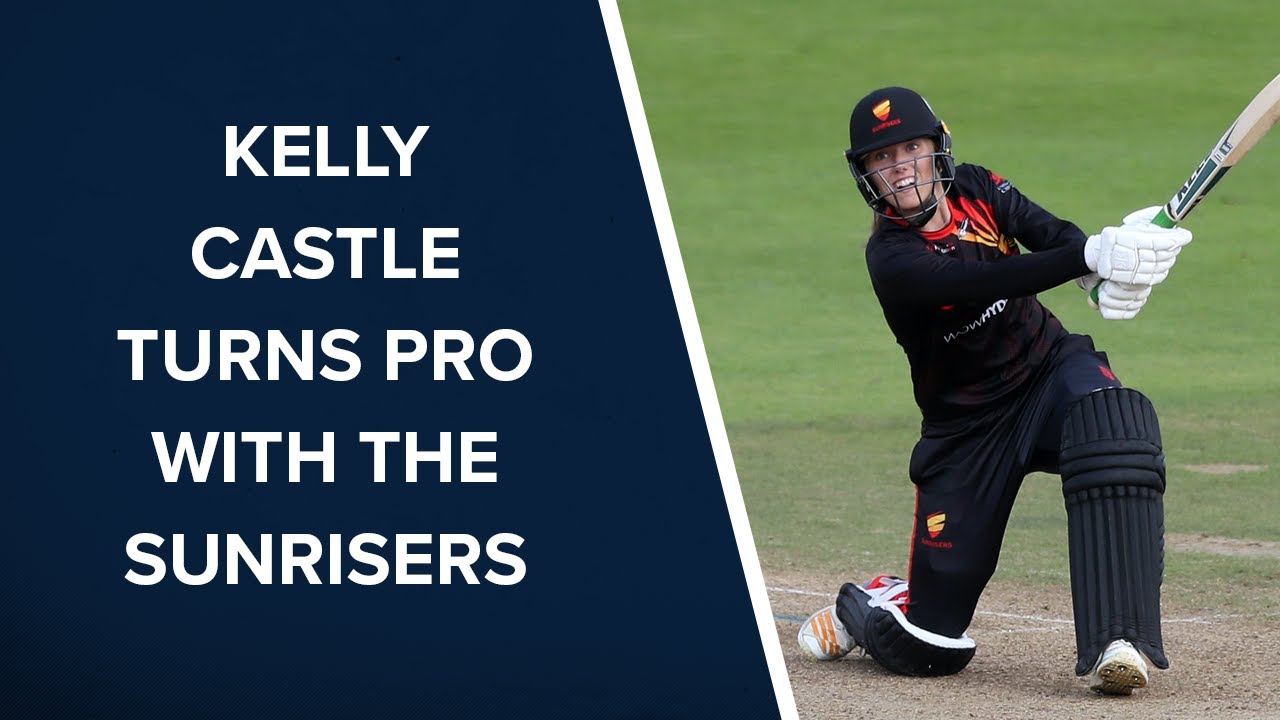 Kelly Castle awarded professional contract with the Sunrisers - YouTube