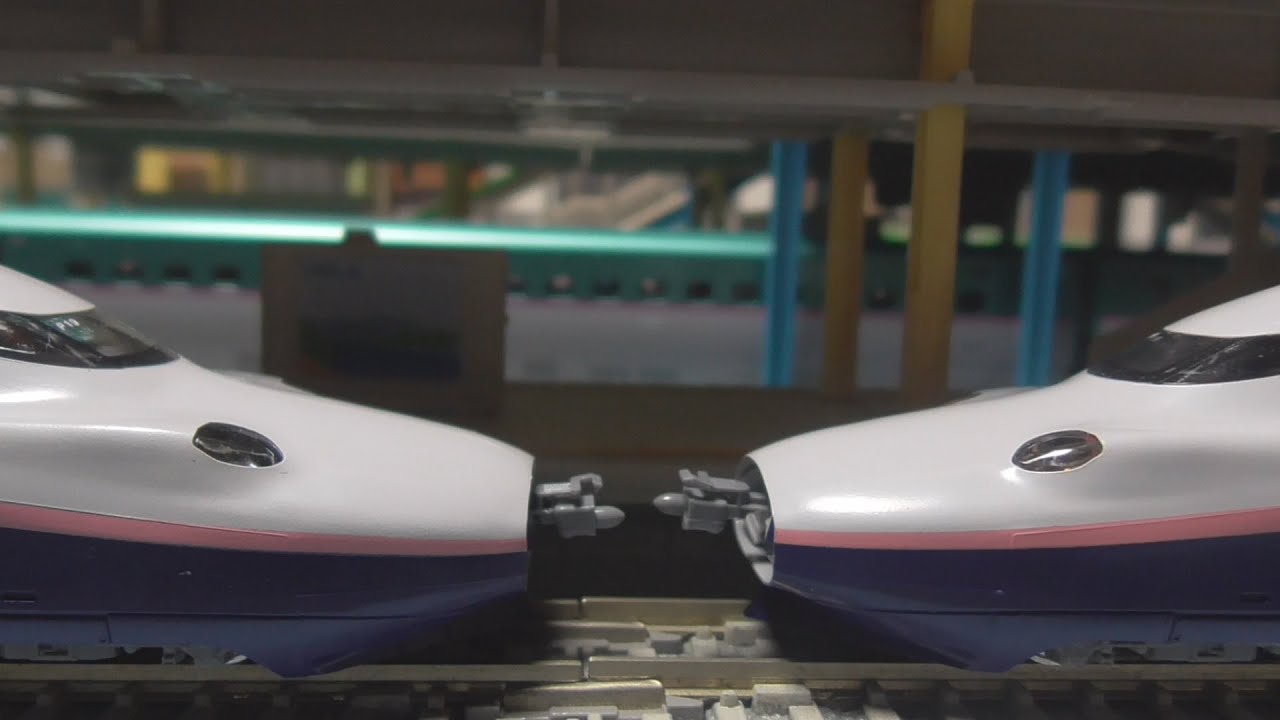 Nゲージ KATO E4系 MAX 連結作業 - YouTube