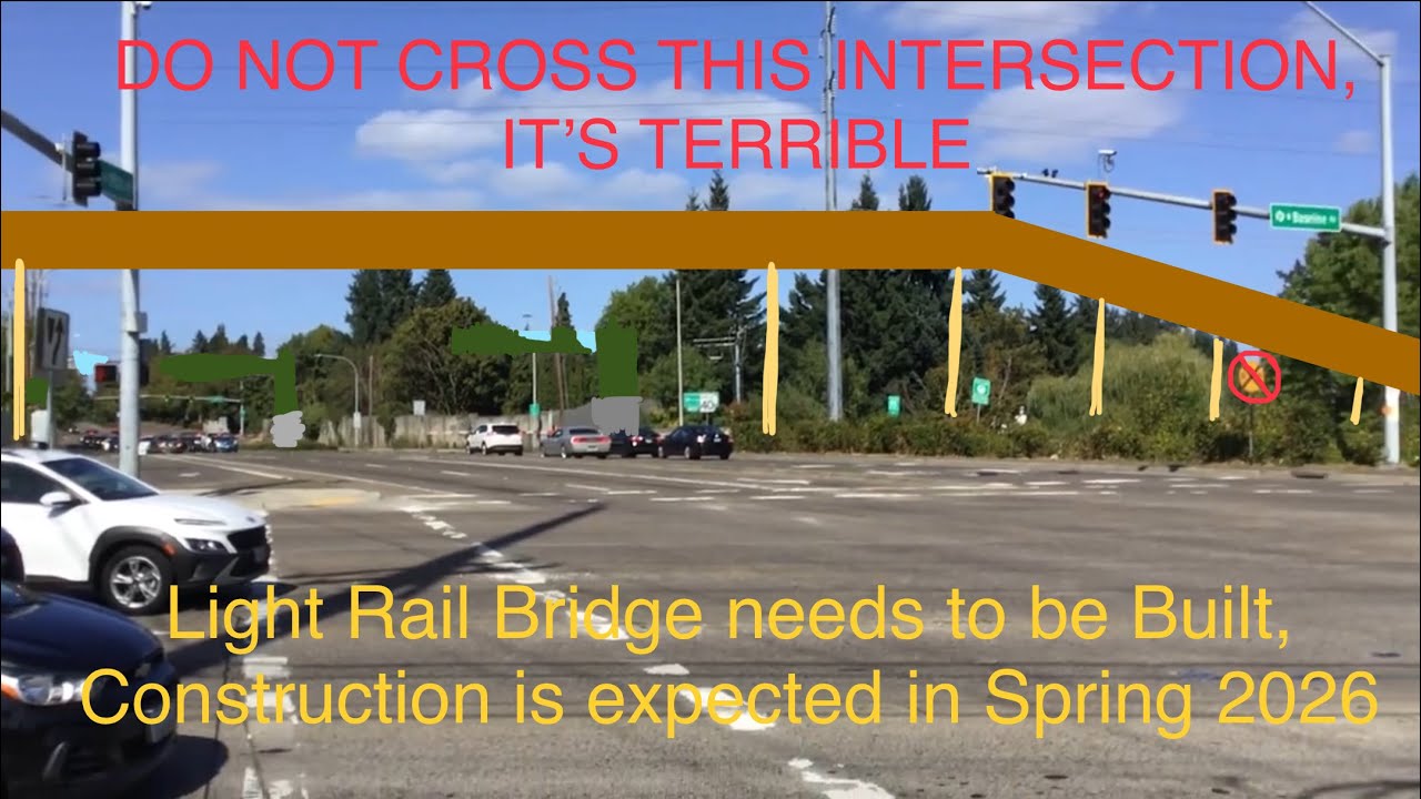 185th @ Baseline is a Terrible Intersection, Light Rail Bridge needs to ...