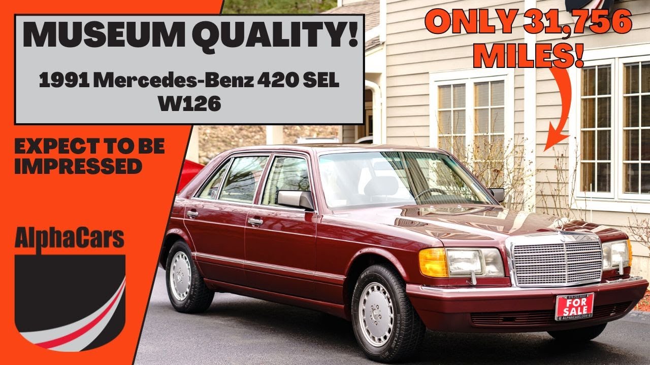 1991 Mercedes-Benz 420 SEL W126 | Second Series - YouTube