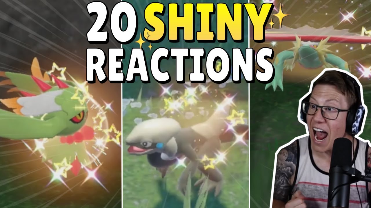 20 EPIC SHINY POKEMON REACTIONS in Pokemon Scarlet and Violet - YouTube