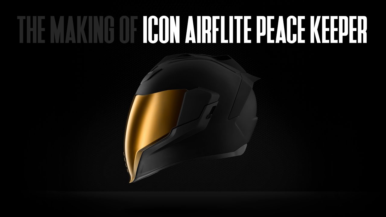 ICON AIR FLITE PEACE KEEPER HELMET - STUDIO PRODUCT PHOTOGRAPHY ...
