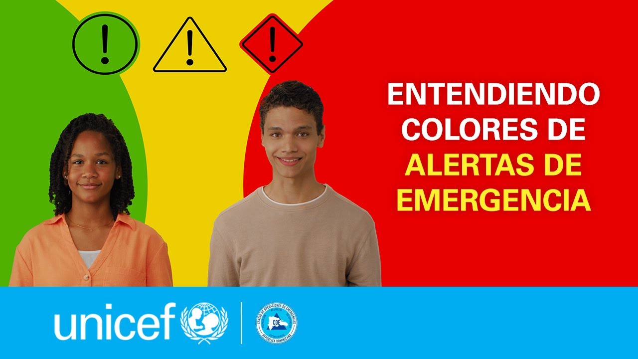 Entendiendo los colores de las "Alertas de Emergencia" | UNICEF + COE ...