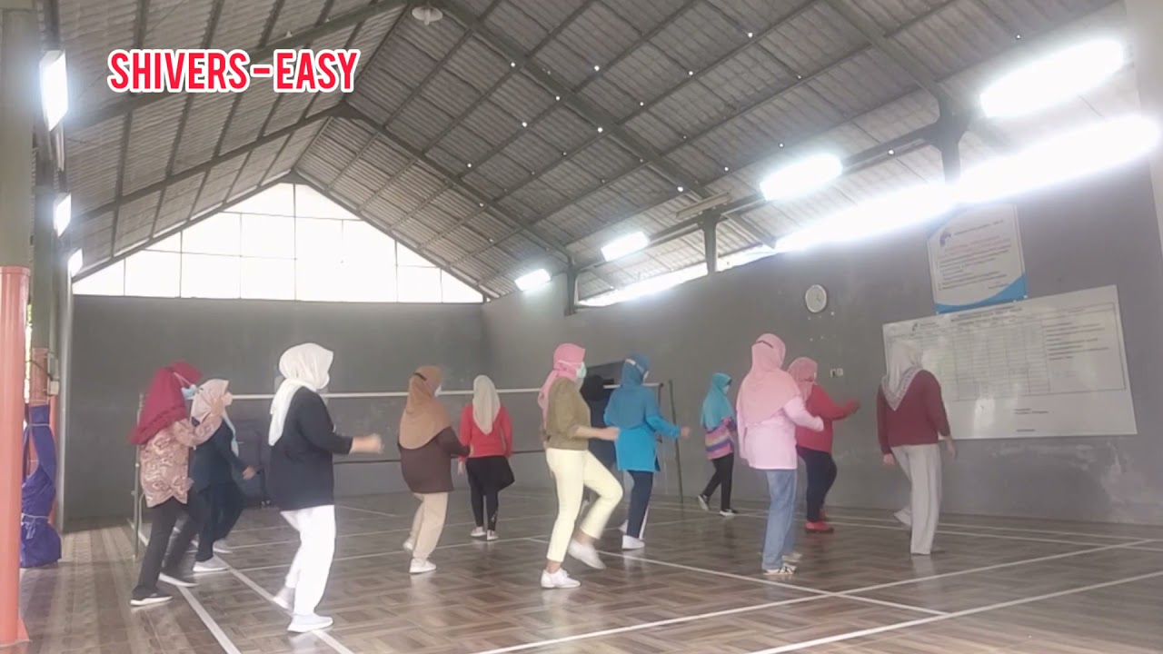 Shivers - Easy Line Dance - YouTube