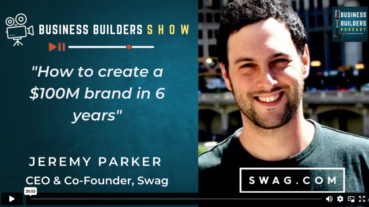 How To Create A $100M Brand in 6 Years – Jeremy Parker - YouTube