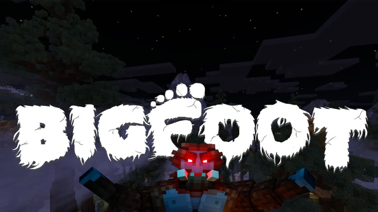 we found bigfoot in minecraft... - YouTube