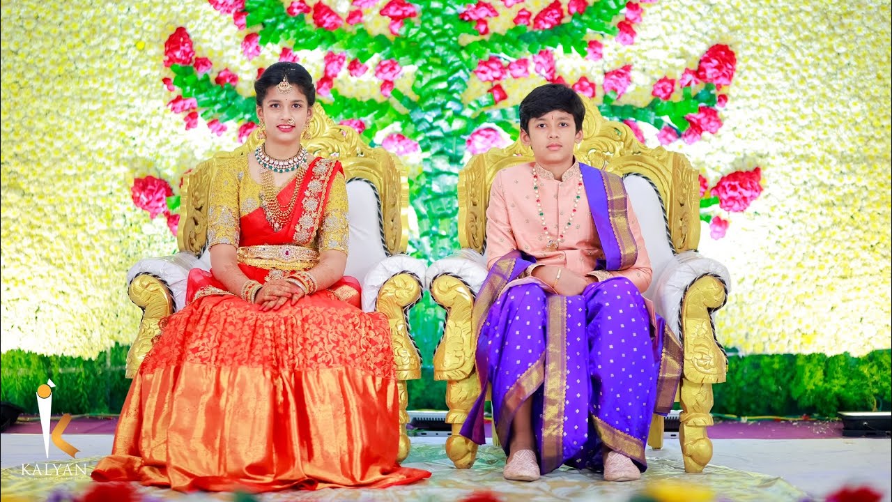 Vihitha Halfsaree &ishaan Dhoti Ceremony |Kalyans photography ...