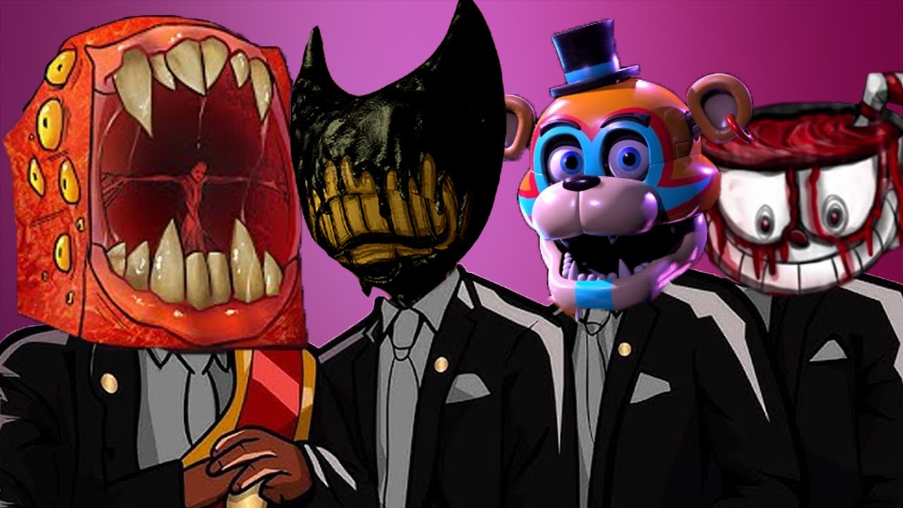Train Eater & Bendy.EXE & Fnaf & Cuphead.EXE - Coffin Dance Astronomia ...