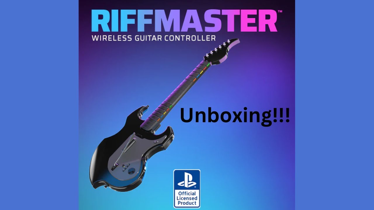 Unboxing the New Riftmaster Wireless Guitar Controller!!! - YouTube