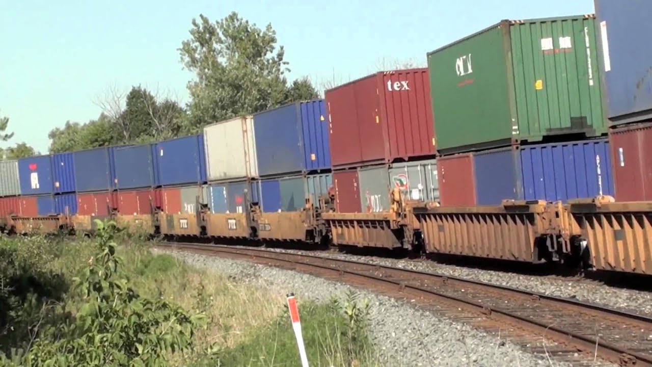 Railfanning The CP Mactier Subdivision at Mount Pleasant Rd part 2. 8 ...