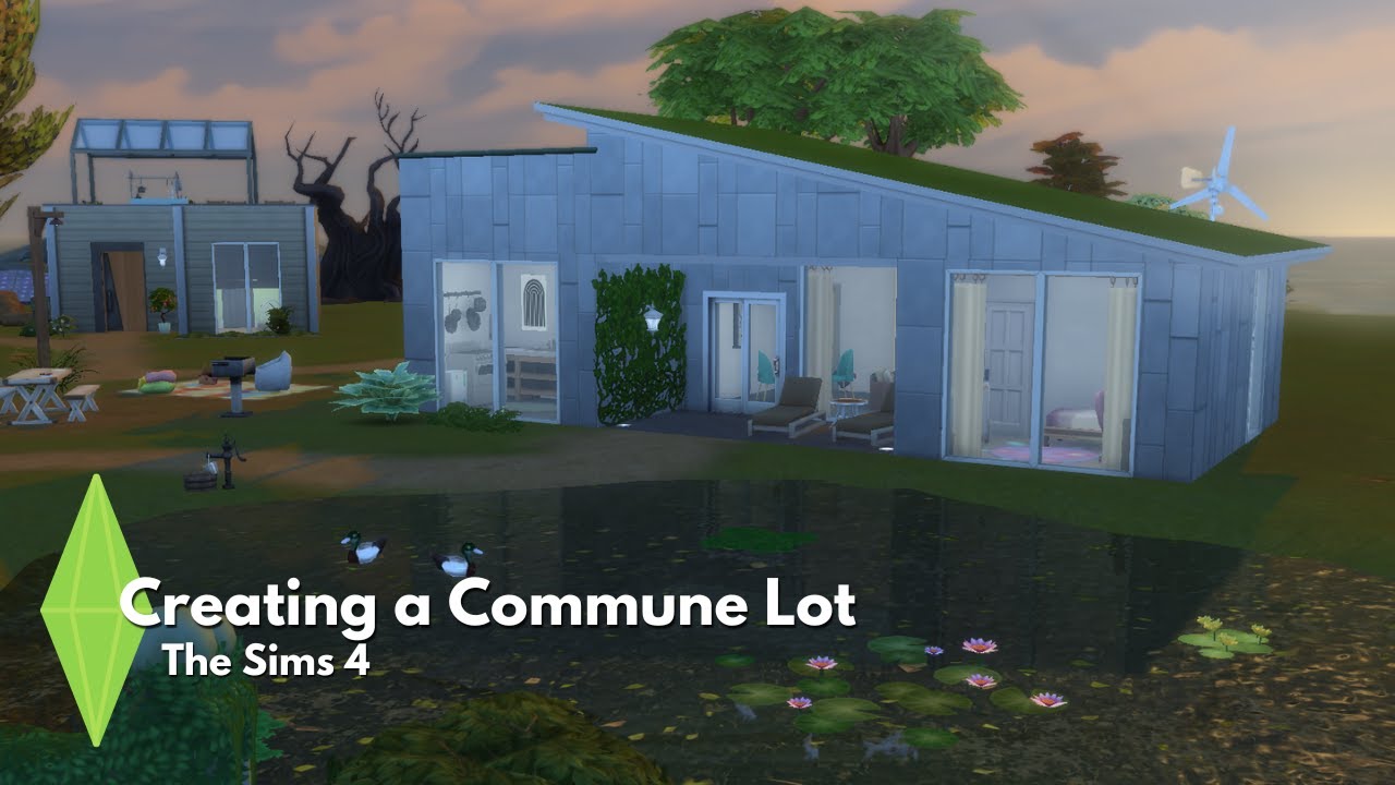 Building my Sims A COMMUNE 🙈 | The Sims 4 - YouTube