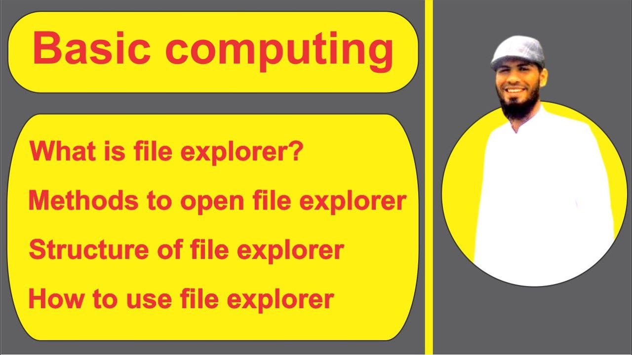 Basic computing Lecture # 5 | File explorer | windows Explorer - YouTube