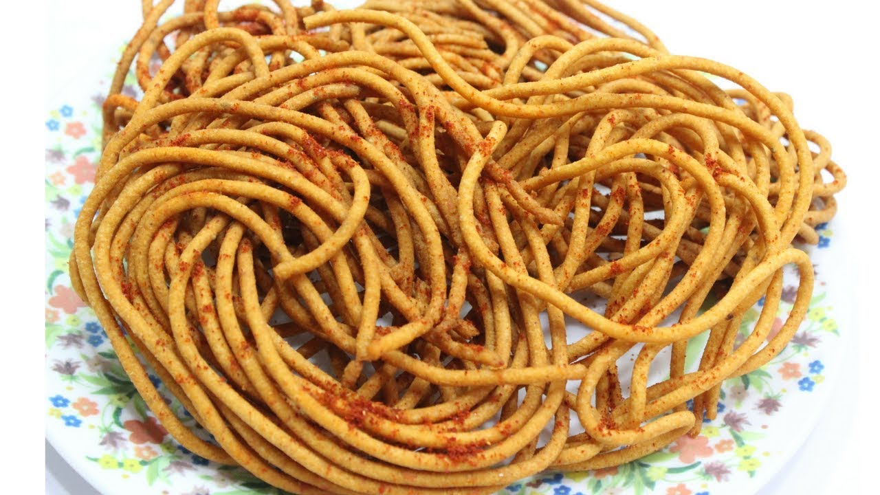 Schezwan Sev Recipe in Hindi | Indian Snack Recipes | Homemade Schezwan ...