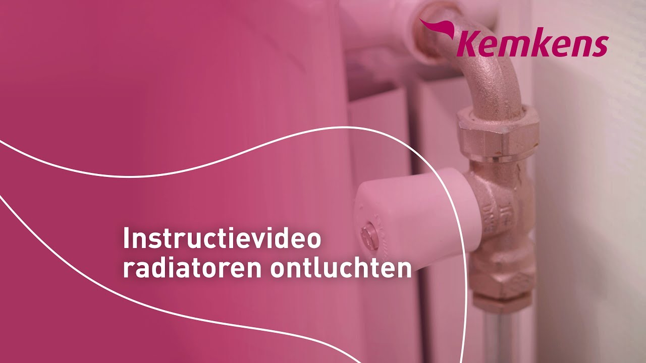 Instructievideo radiatoren ontluchten | Kemkens - YouTube