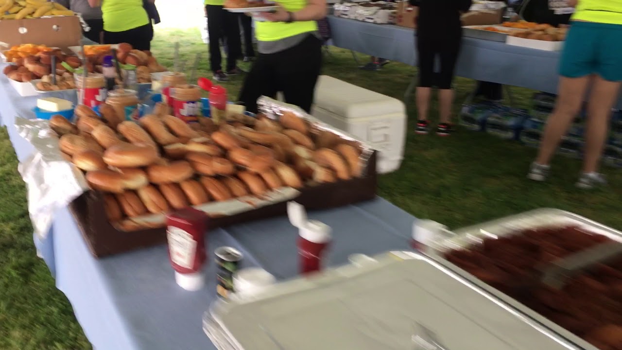 DelMoSports World Famous Post Race Hot Breakfast Buffet - YouTube