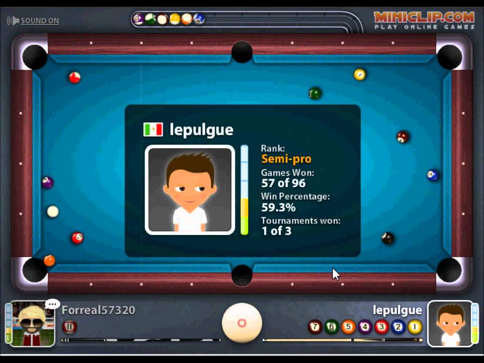 Miniclip 8 Ball multiplayer - YouTube