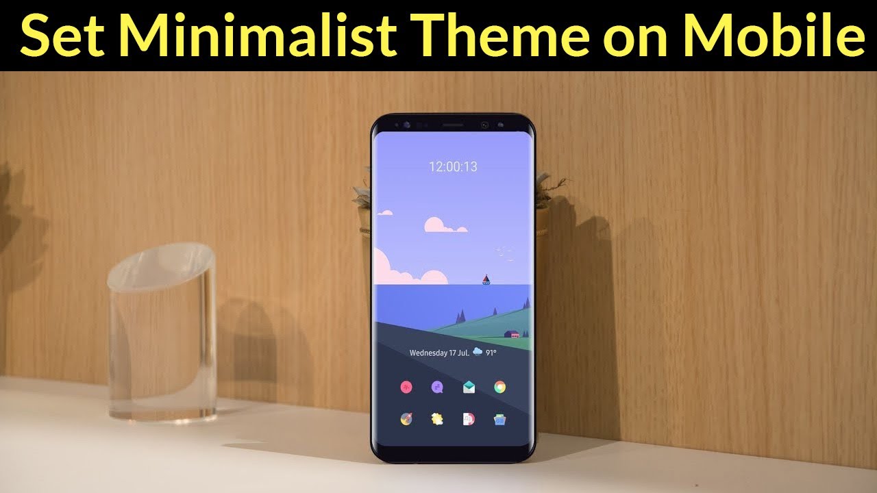 How to Set Minimalistic Theme on Mobile? - YouTube