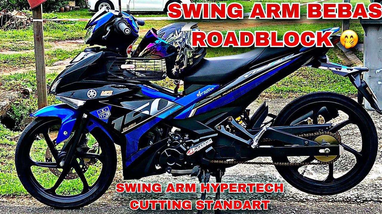 TUKAR SWING ARM HYPERTECH BARU // SWING ARM BEBAS SAMAN // Y15ZR V2 ...