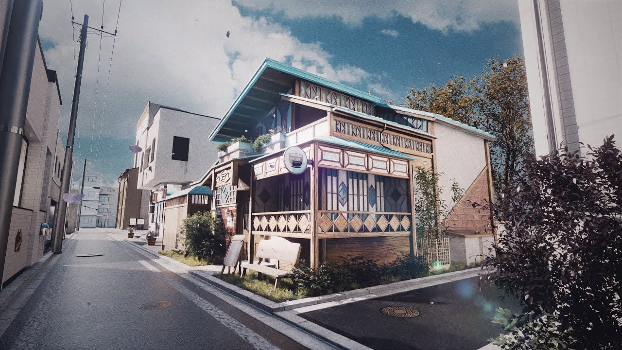 Lycoris Recoil -- LycoReco Café -- Blender Animation - YouTube