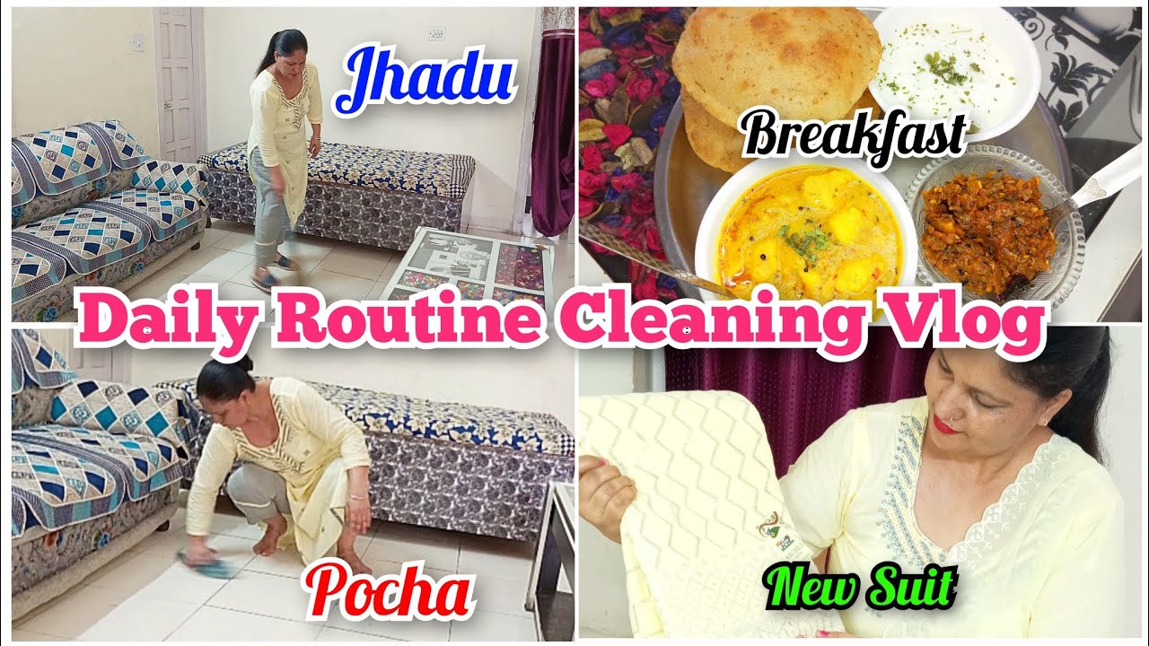 My Productive Morning Routine | Cleaning Vlog | आज नाश्ते में बनाई आलू ...