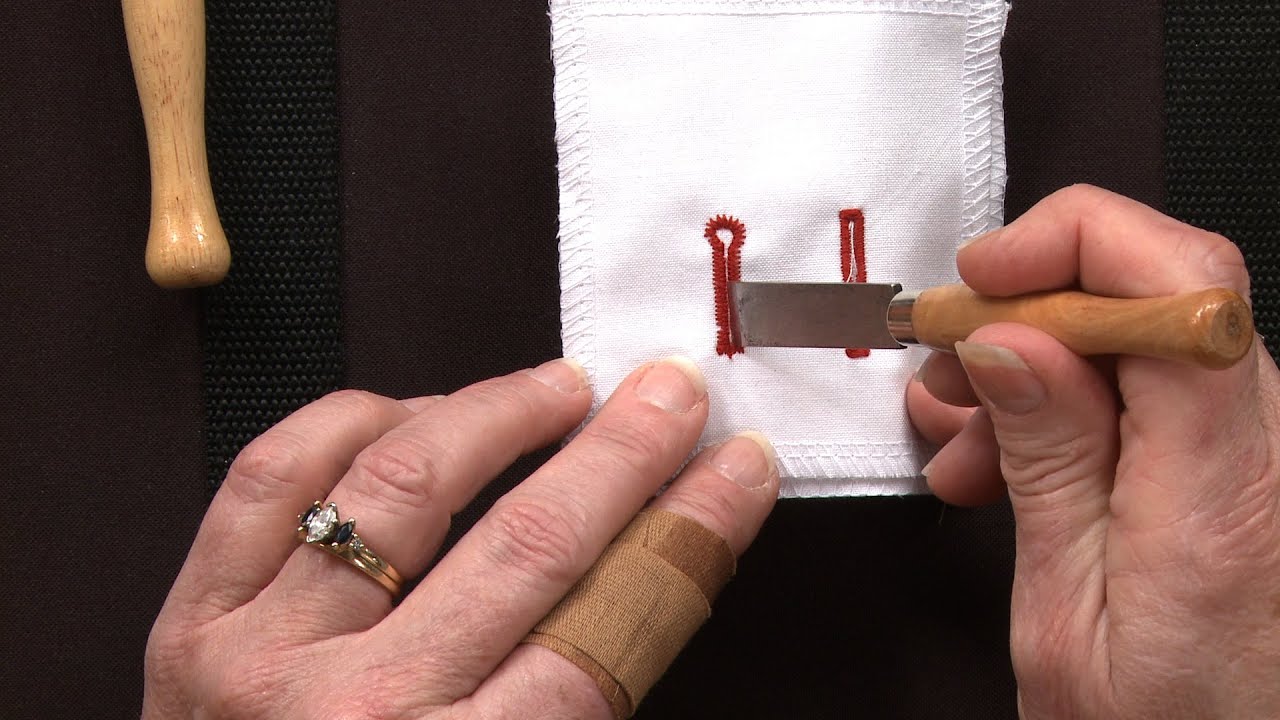 Button Hole Cutter | National Sewing Circle - YouTube