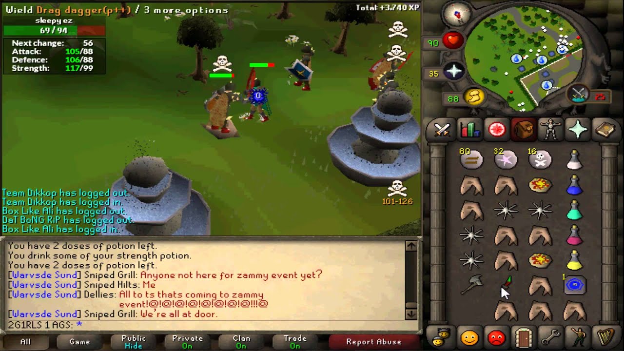 [OSRS] 2Girls 1Ags Dharok Pking Video - YouTube