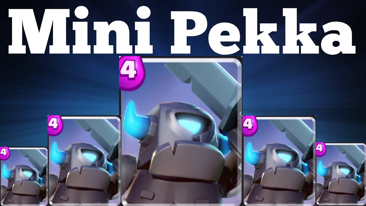 MELHOR DECK PARA DESAFIO DA MINI PEKKA - YouTube